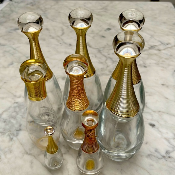Dior | Wall Decor | 8 Pcs Dior Empty Bottle Collection Bundle | Poshmark